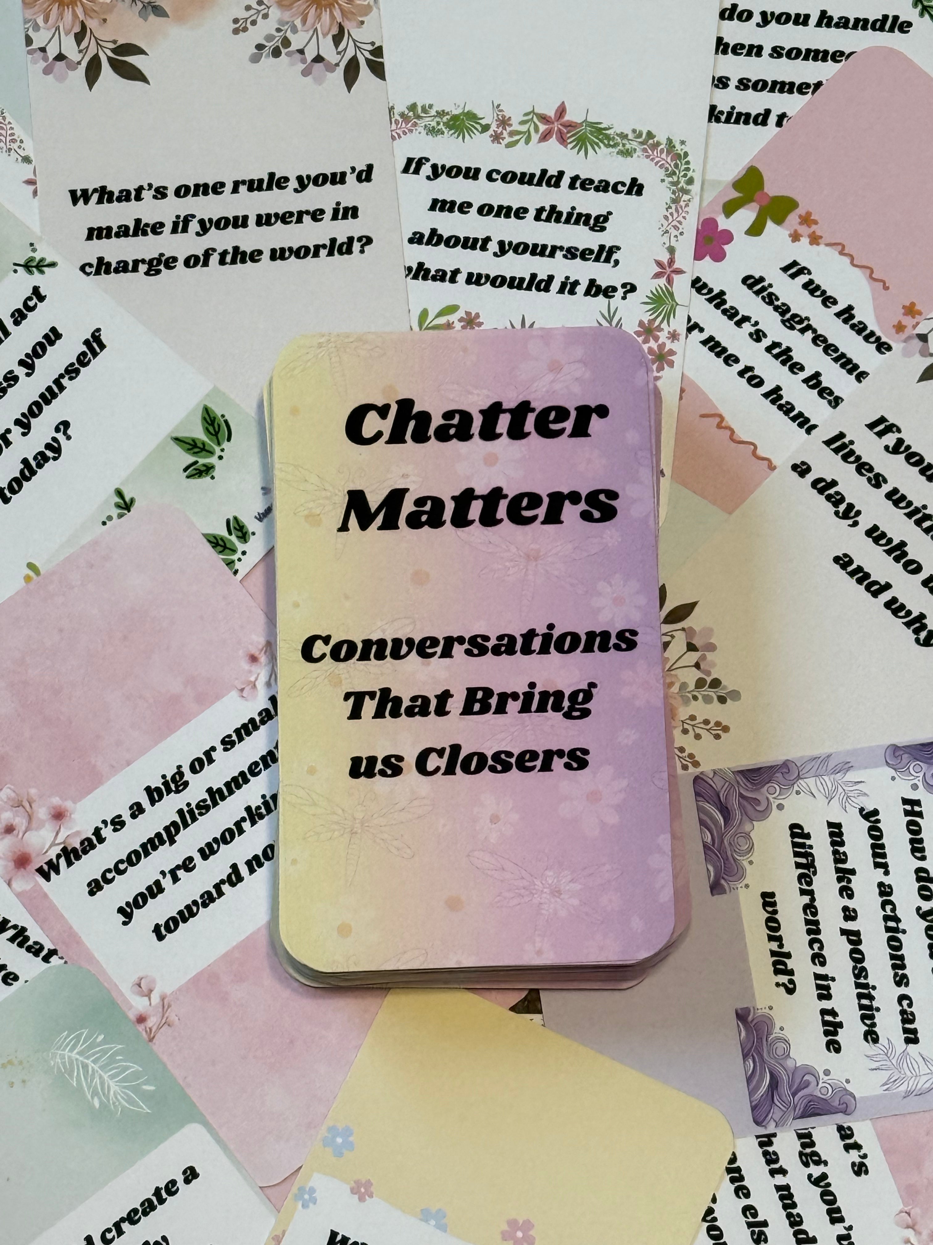 Chatter Matters Cards Set